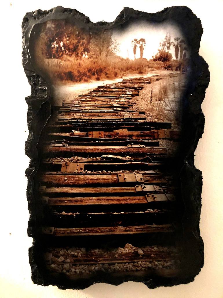 Abandoned Rail Tracks Sculpture by Kasim Patton | Saatchi Art