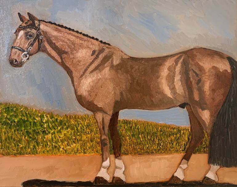 A stallion Painting by Ara Cho | Saatchi Art