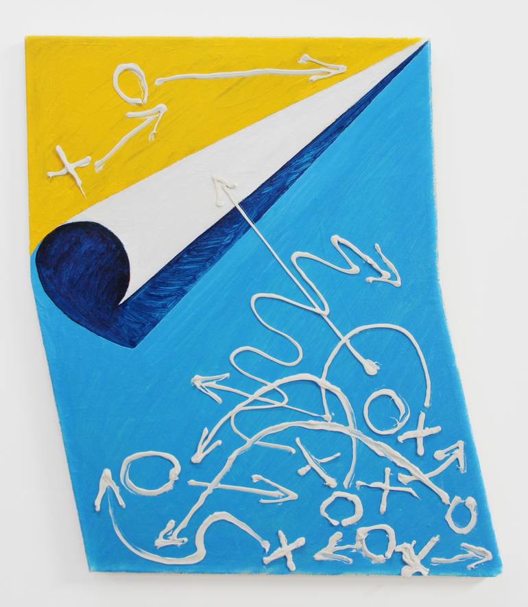 Game plan Painting by Caleb Beck | Saatchi Art