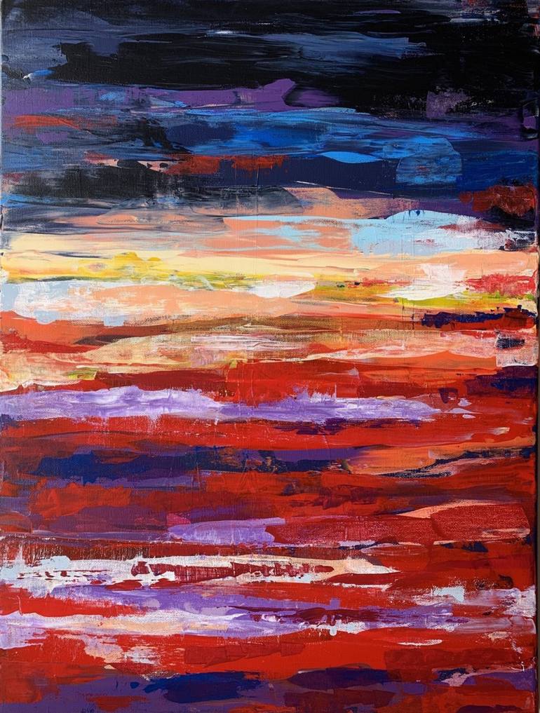 SUNRISE TWO Painting by Kateryna Kryvolap | Saatchi Art