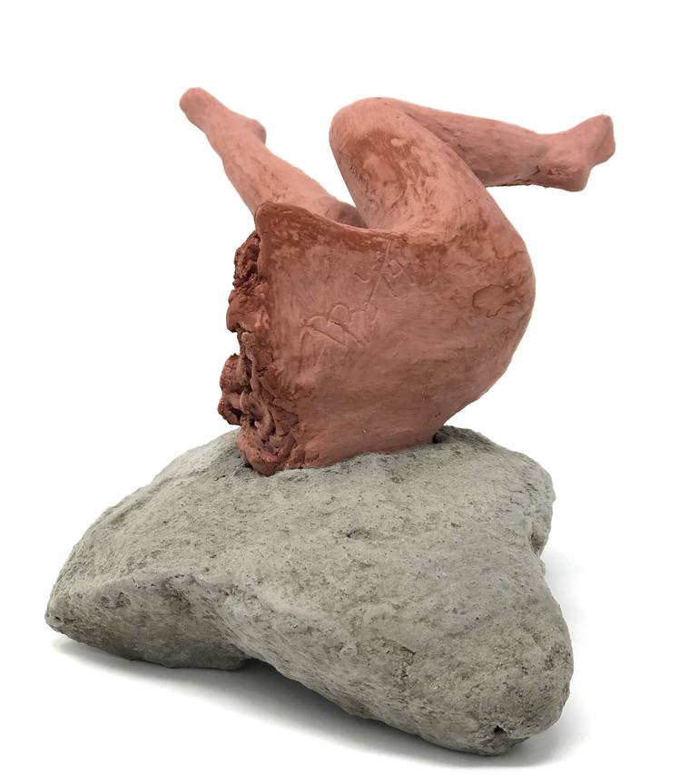 Kick - Clay Sculpture Sculpture by Diane Tacinelli | Saatchi Art