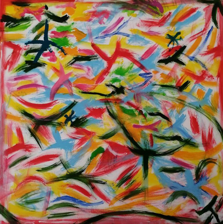 La Vita in movimento - Life in Movement Painting by Jzerofour Art ...