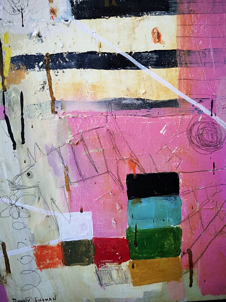 Life Is Too Short Painting by Jenny Furman | Saatchi Art