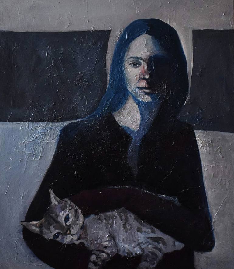 Lucifer Painting by Minu Nata | Saatchi Art