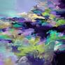 Purple Marsh Painting by Tom Potocki | Saatchi Art