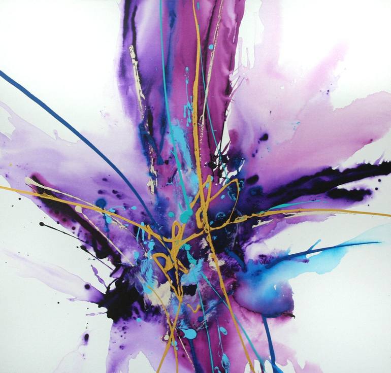 Violet Adventure Painting by Tom Potocki | Saatchi Art