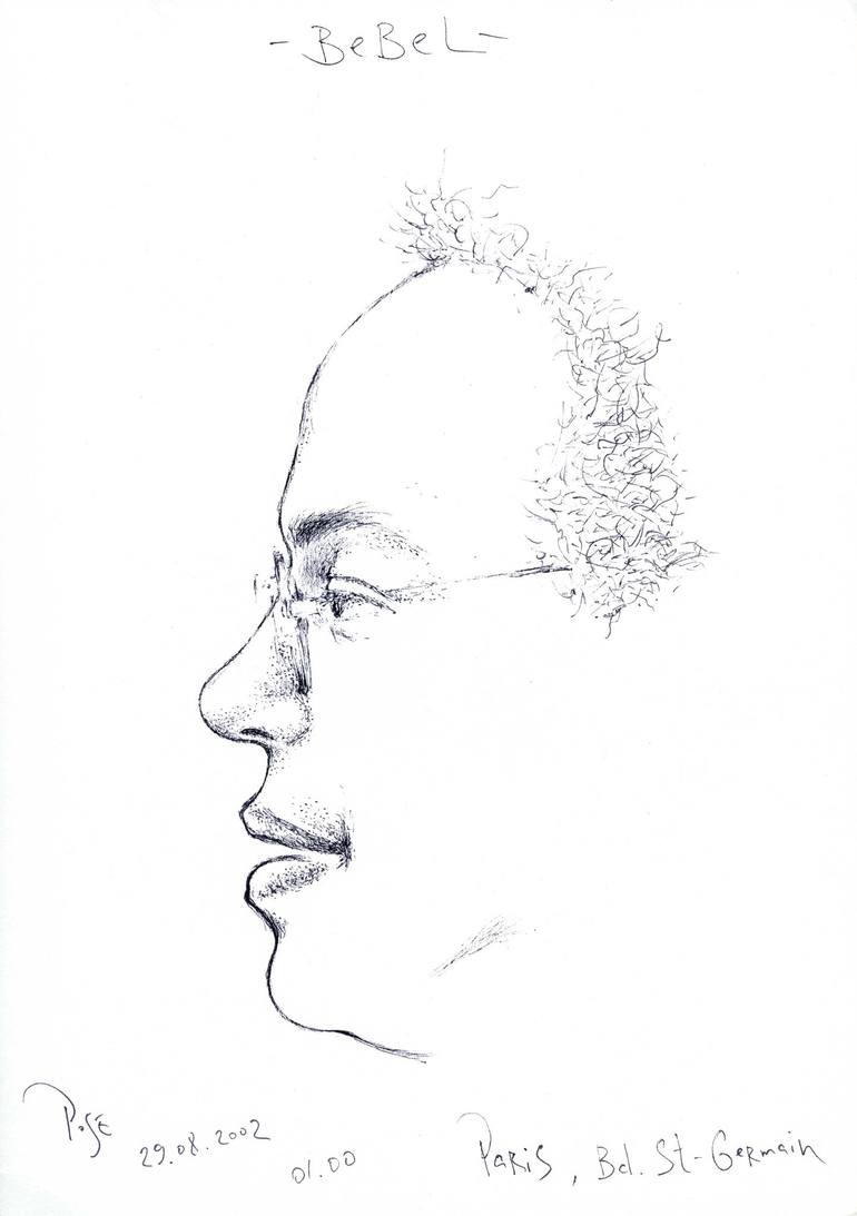 Bebel le Magicien Drawing by Igor Pose | Saatchi Art