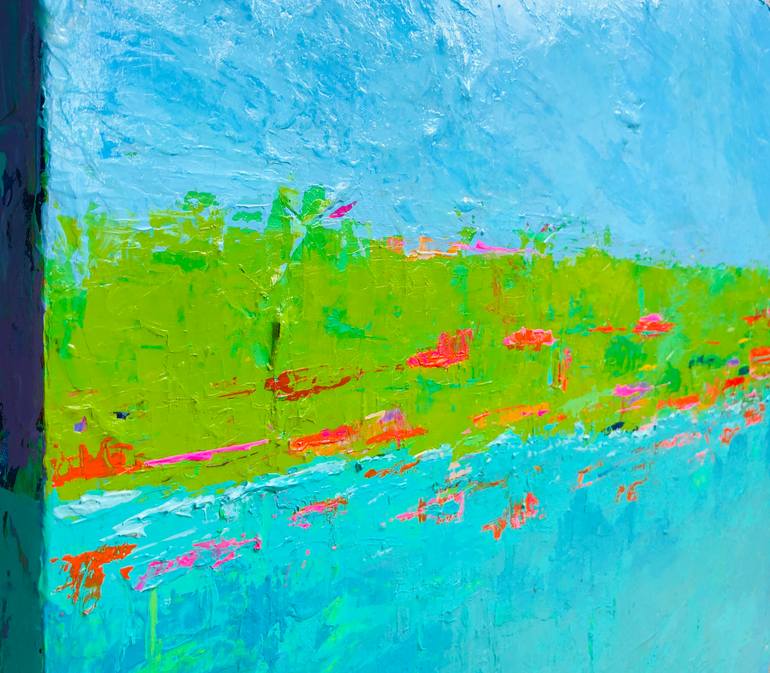 SEASIDE by Leslie Merrill Painting by Leslie Merrill | Saatchi Art