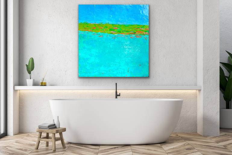SEASIDE by Leslie Merrill Painting by Leslie Merrill | Saatchi Art