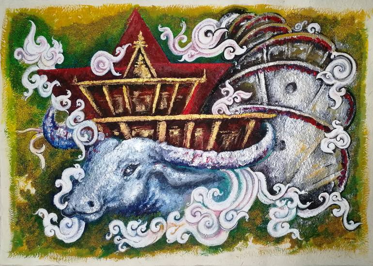 Taleju Painting by Sanyukta Shrestha | Saatchi Art