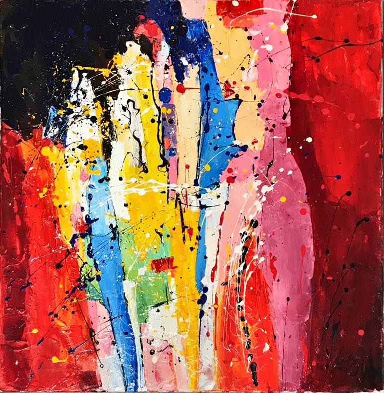 Feelings Explode Painting by Viktor Noface | Saatchi Art