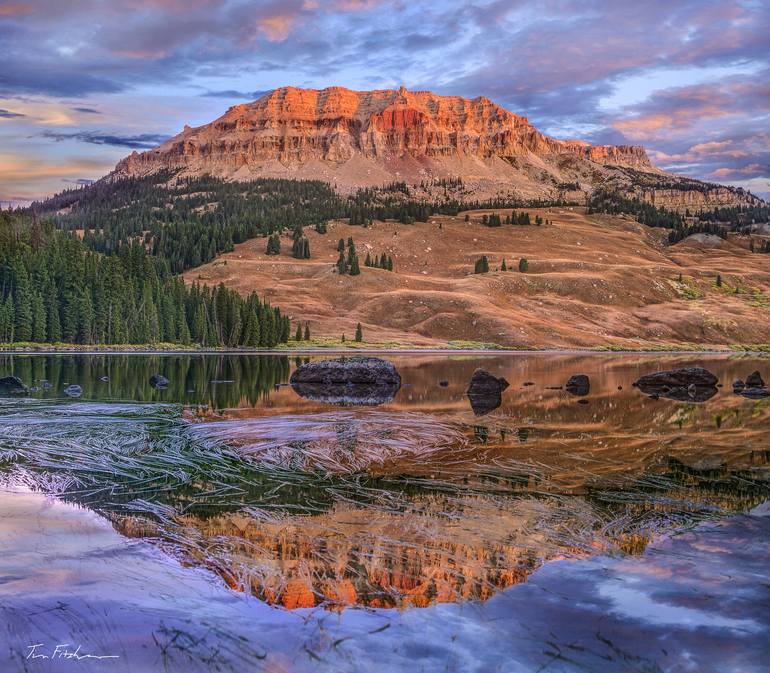 Beartooth Butte and Beartooth Lake, Wyoming. Photography by Tim ...