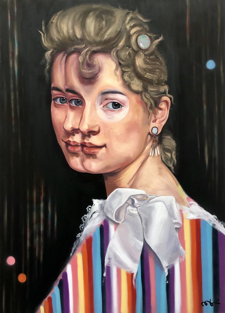 Gabrielle II Painting by Marcel Kimble | Saatchi Art