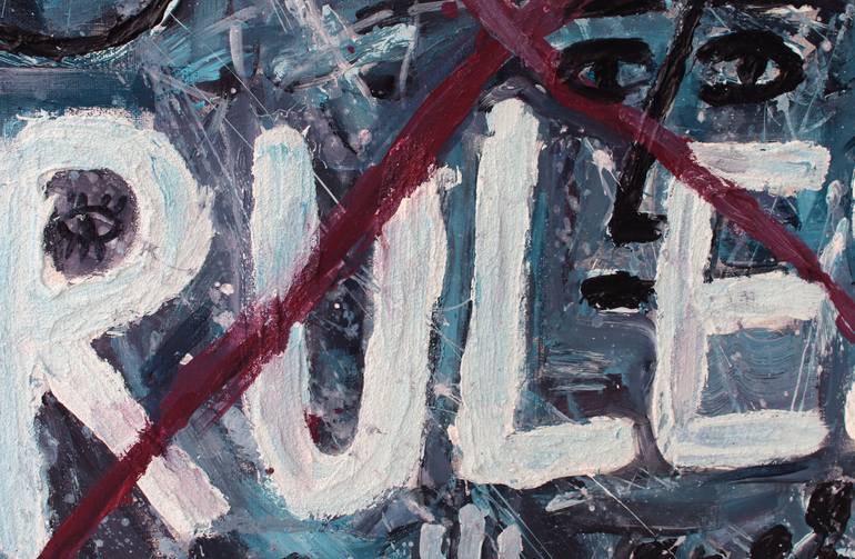 No rules Painting by Anna Polani | Saatchi Art