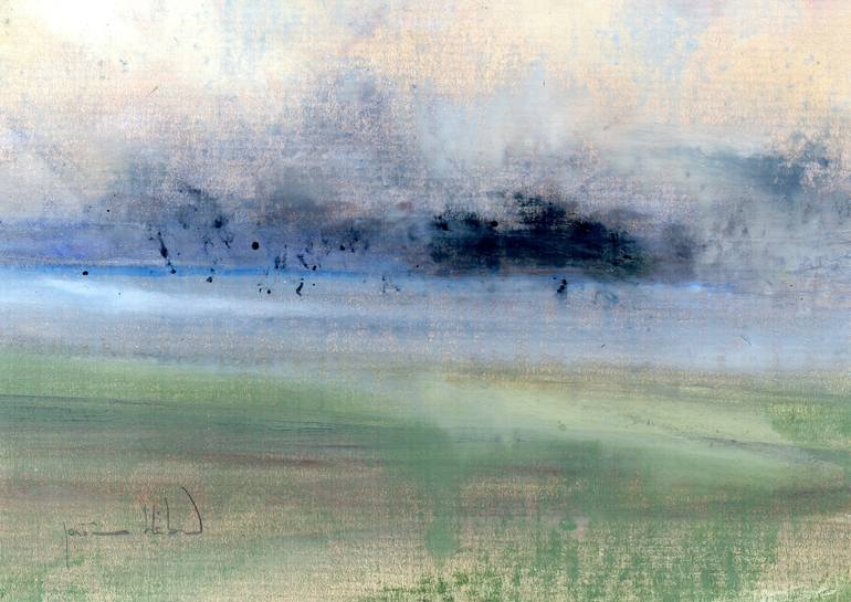 Verger le matin, orchard in the morning Painting by Jerome Hebert ...