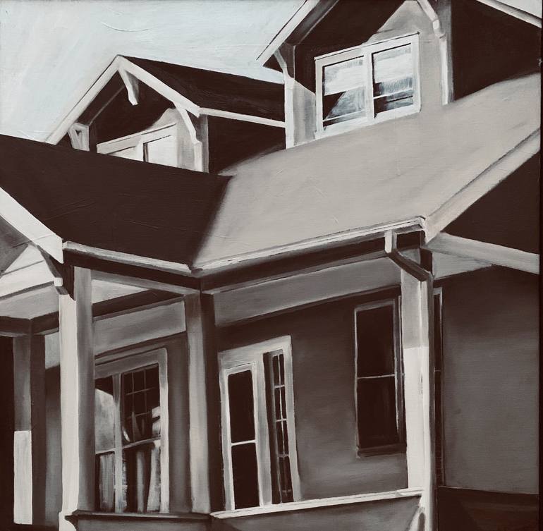 Richmond Heights Porch Painting by Russell Vanecek | Saatchi Art