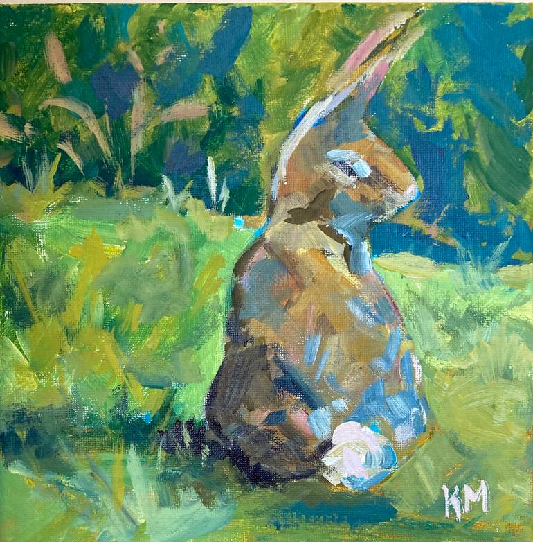 Spring Hare Painting by Kristina Murray | Saatchi Art
