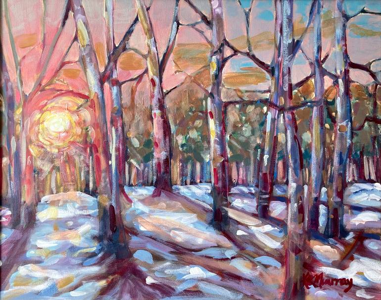 Winter Glory Painting by Kristina Murray | Saatchi Art