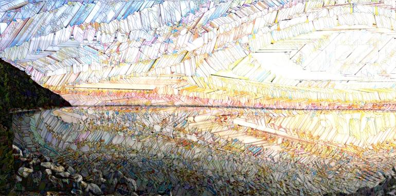 WELSH COAST - LANDSCAPE 6 Mixed Media by Tony Roberts | Saatchi Art