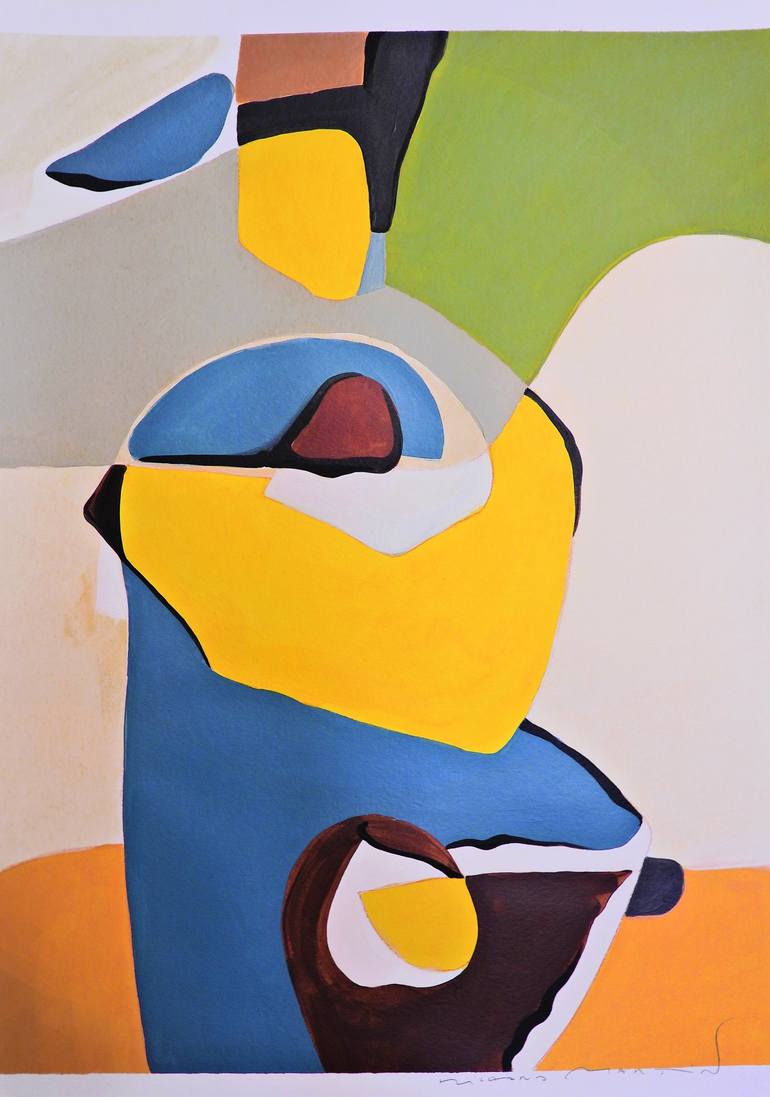 © CURV 534 - Pare amb hanfu i filla Painting by Richard Martin Vidal ...