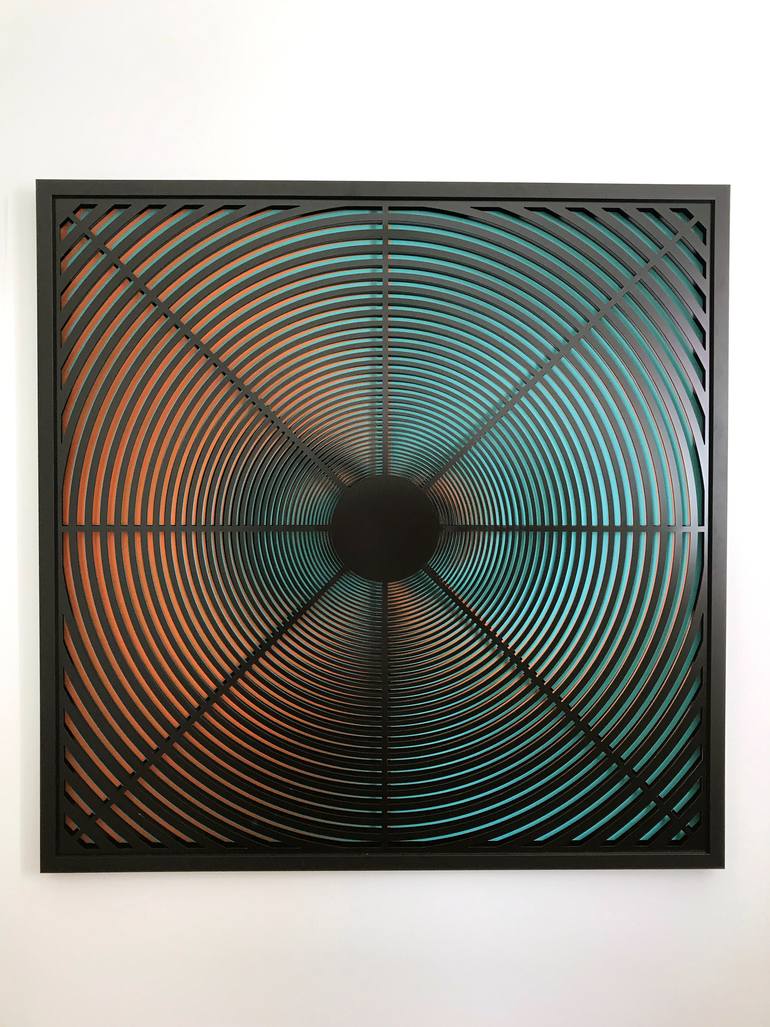 Sputnik I Painting by Jamin Kluss | Saatchi Art