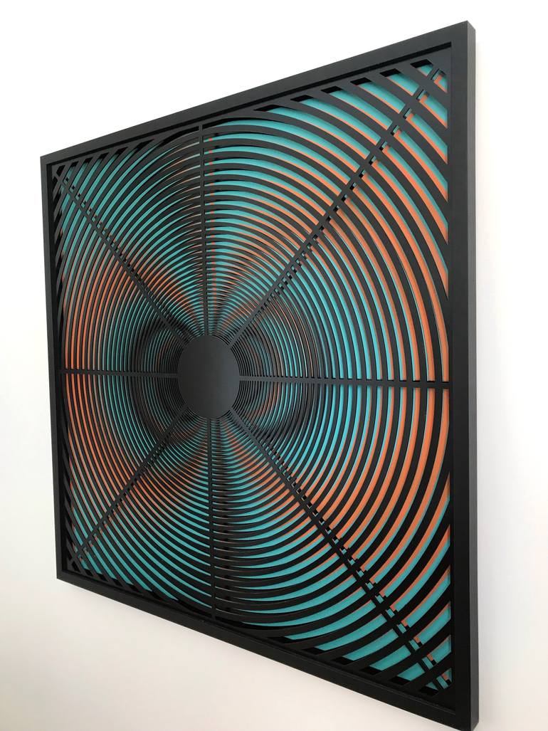 Sputnik I Painting by Jamin Kluss | Saatchi Art