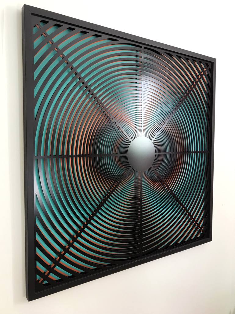 Sputnik I Painting by Jamin Kluss | Saatchi Art