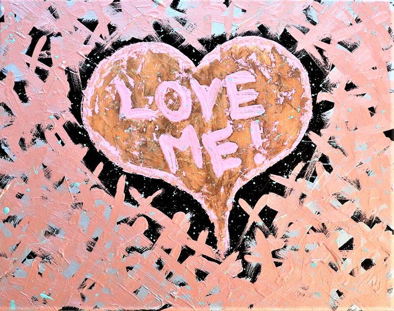 ''Love Me'' Painting by Moonrose Art Gallery | Saatchi Art