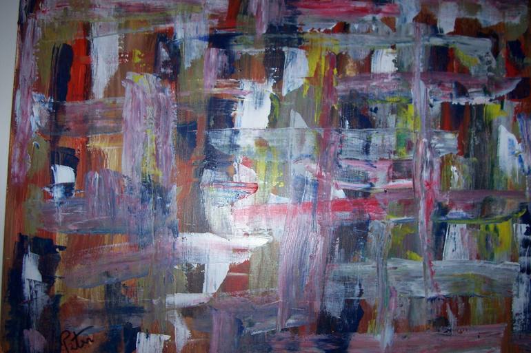 inner city Painting by peter mcghee | Saatchi Art