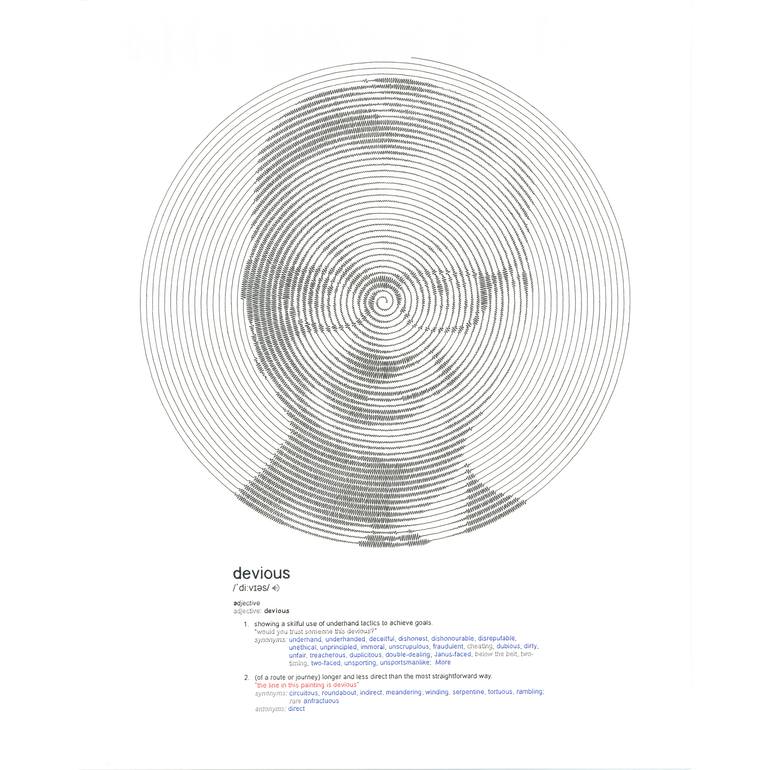 (A) Devious Line Drawing by Tom Groves | Saatchi Art