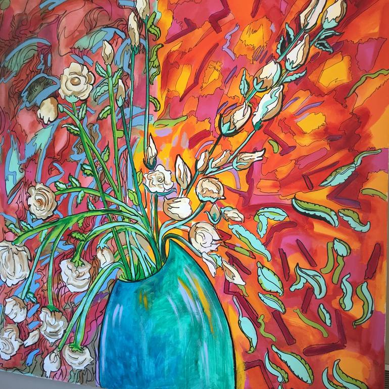 Meadow Flowers Painting by Saggio Art | Saatchi Art