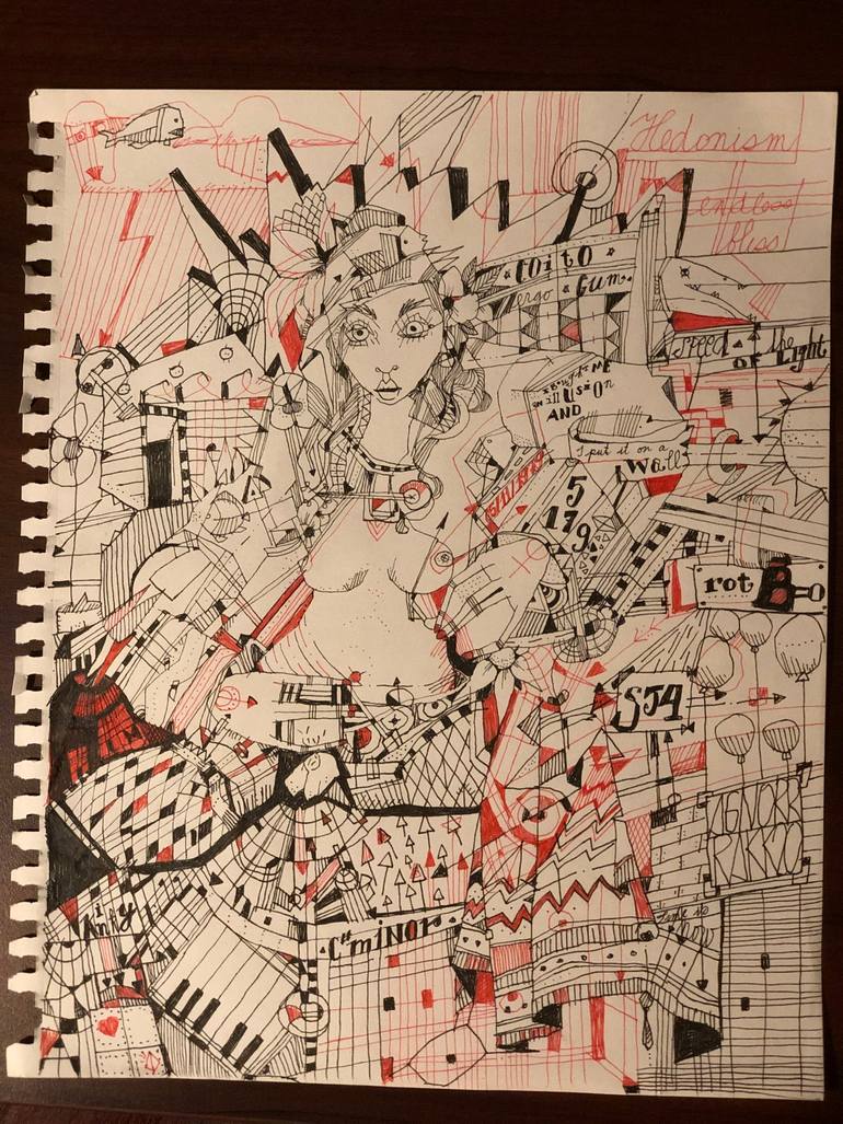Hedonism Drawing by Agnorr Rakk | Saatchi Art