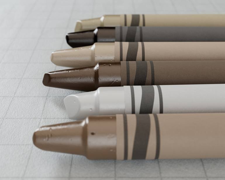 Human Skin Tone Diversity Crayons Mixed Media By Allan Swart Saatchi Art