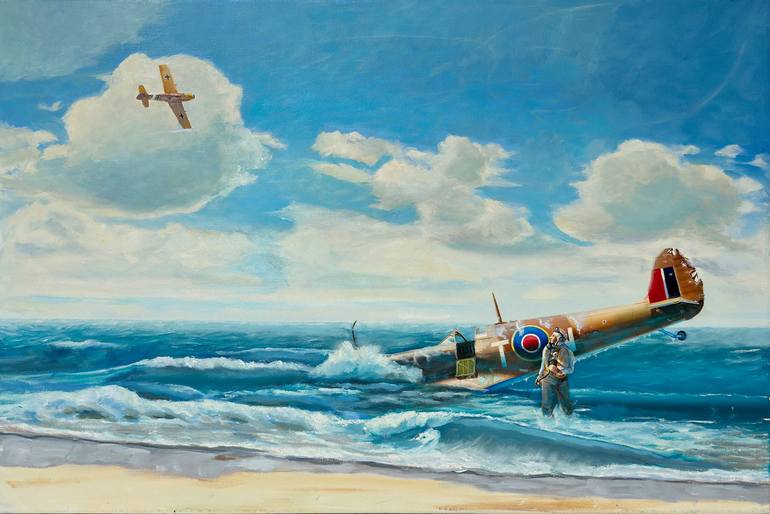 Going For a Swim Painting by David Gorski | Saatchi Art