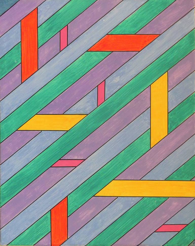 Geometry Number One Painting by John Read | Saatchi Art