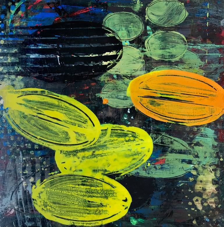 Falling forms Painting by Michael Board | Saatchi Art