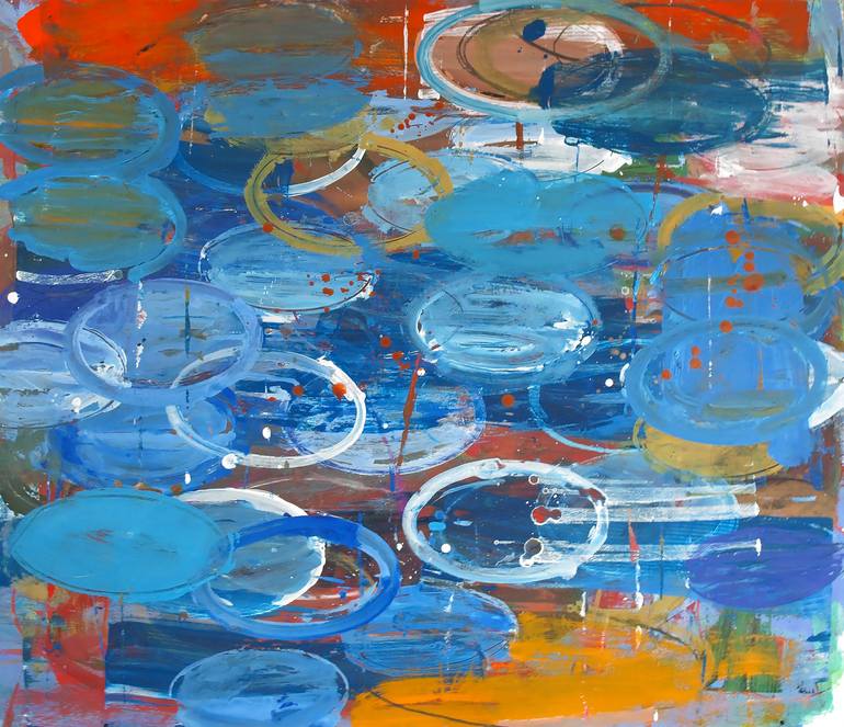 Pool:Study 2. Painting by Michael Board | Saatchi Art