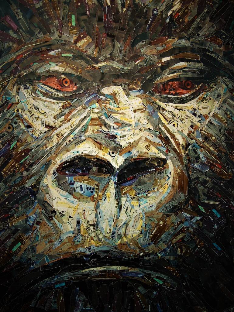 gorilla Collage by Alexandros Simopoulos | Saatchi Art