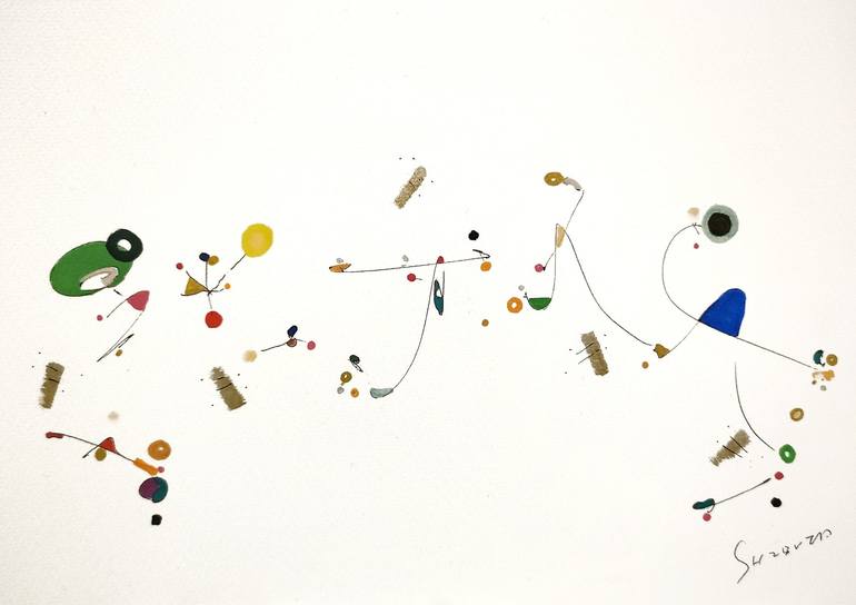Happy Painting by Kaoru Shibuta | Saatchi Art