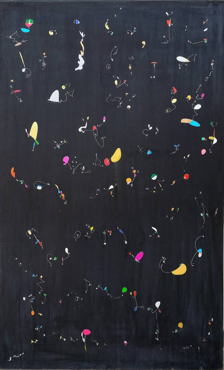 Chander Haat Painting by Kaoru Shibuta | Saatchi Art