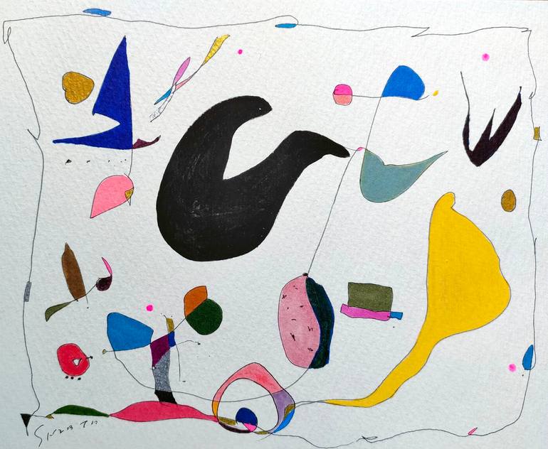 Wagaku Painting by Kaoru Shibuta | Saatchi Art