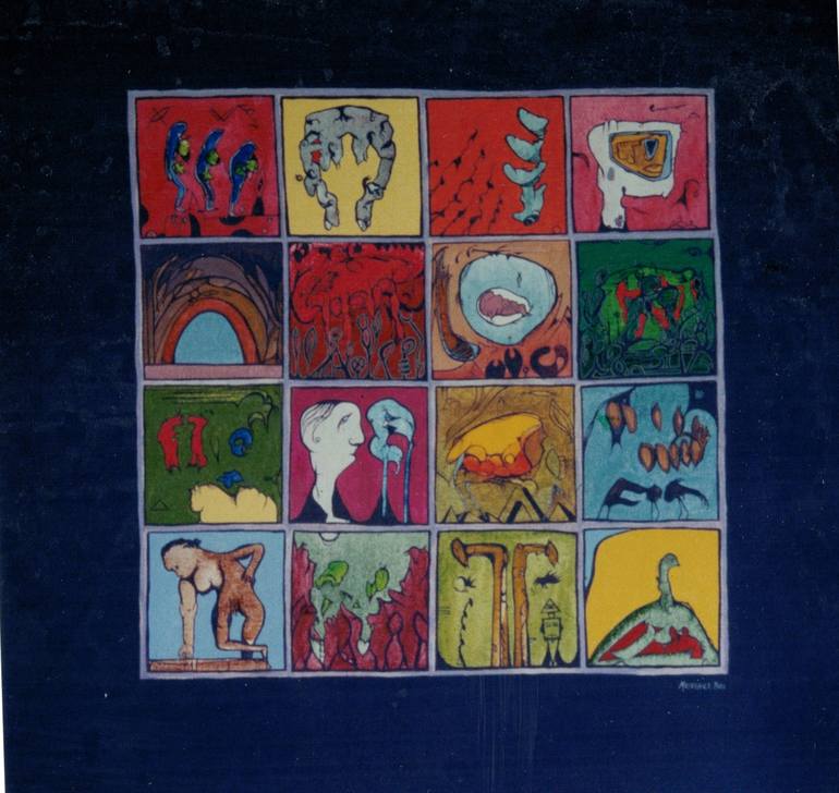 Indizien und Dokument meines Daseins Painting by Peter Meissner ...