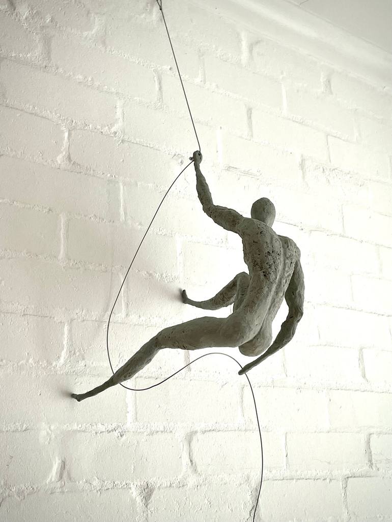 Climber Outdoor Sculpture by Michael Reichel | Saatchi Art