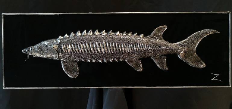 Sturgeon Sculpture by Yevhenii Zaborovskyі | Saatchi Art