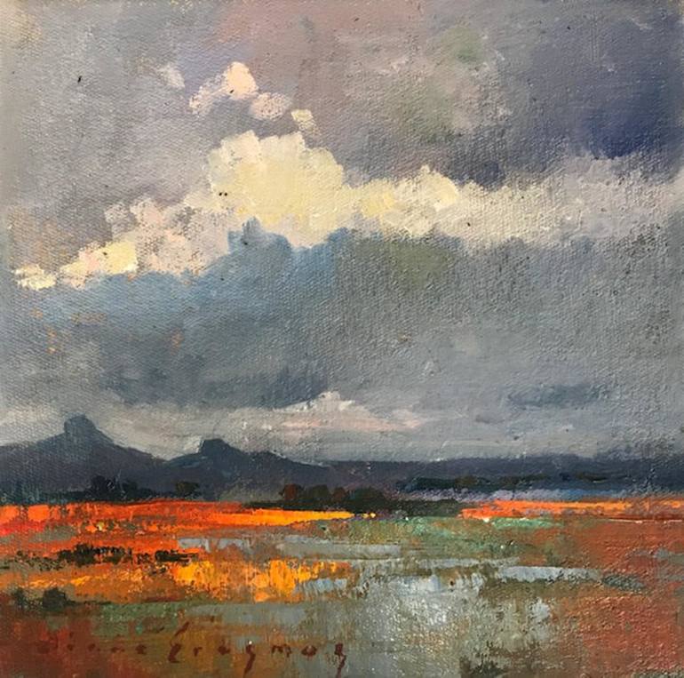 'Zen Landscape (ii) Painting by Diane Erasmus | Saatchi Art