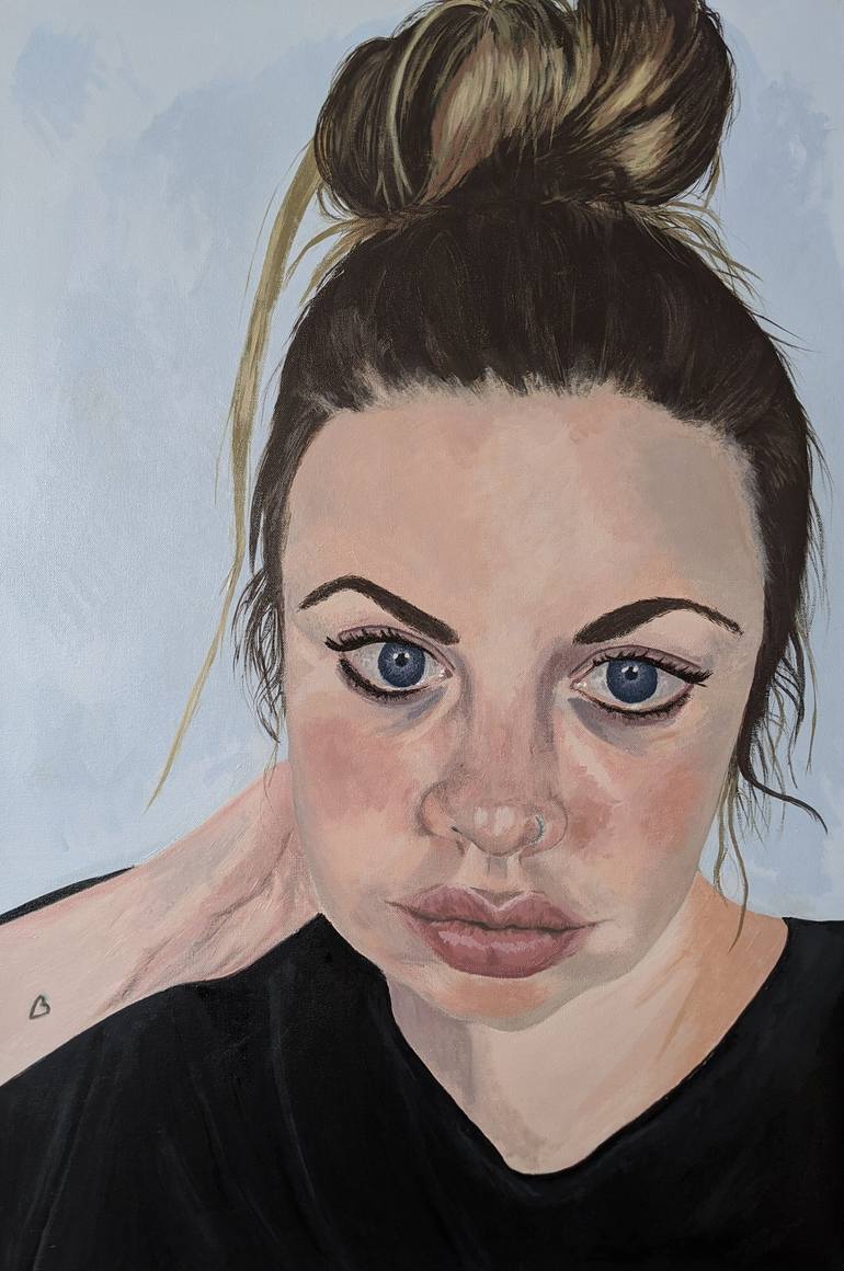 Self portrait 01 Painting by Davina Wilson | Saatchi Art