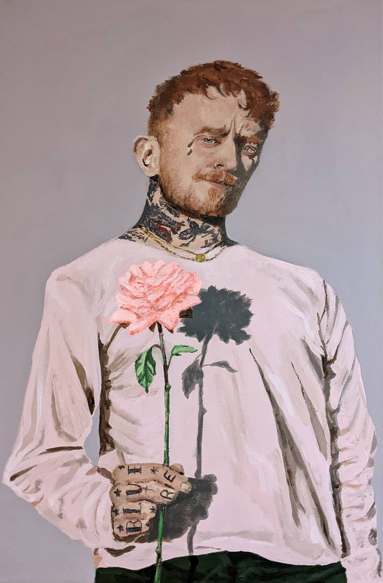 Frank Carter Painting by Davina Wilson | Saatchi Art