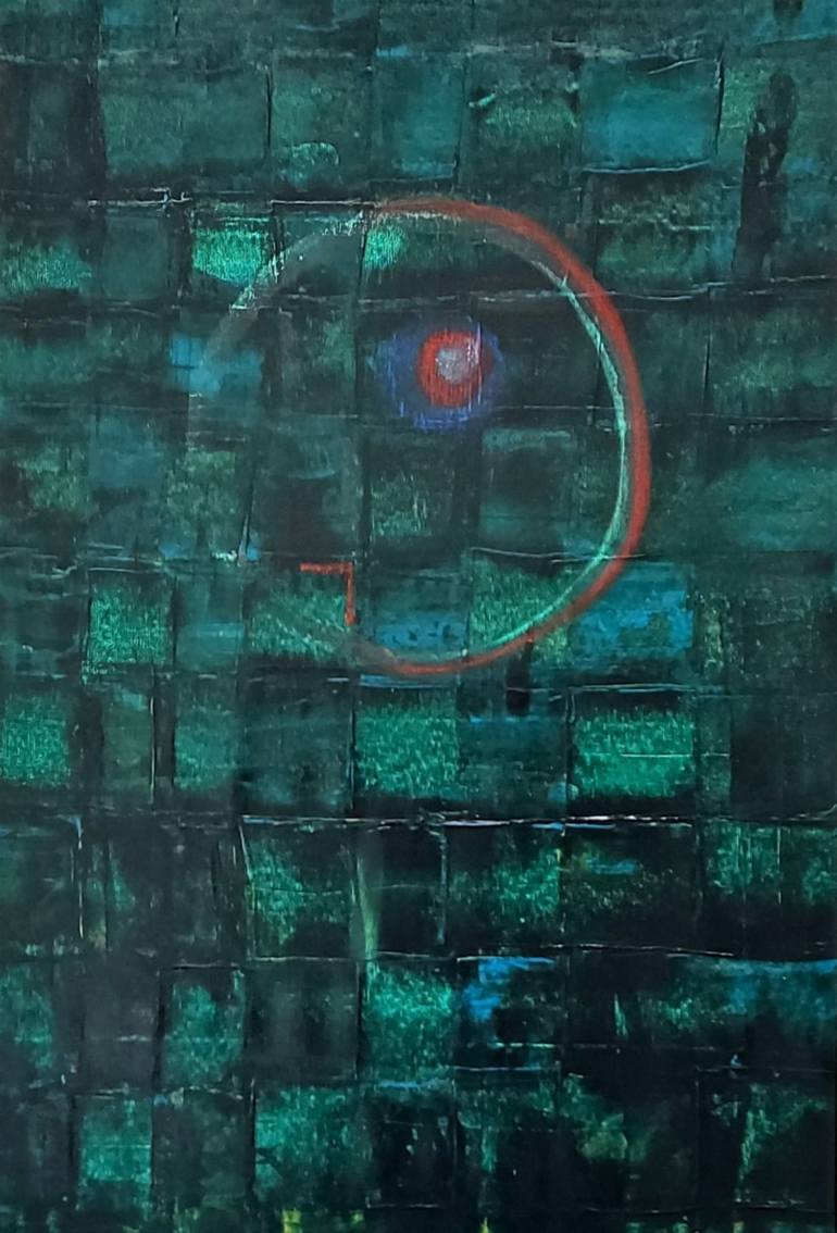 Red and Green Painting by william eiffert | Saatchi Art