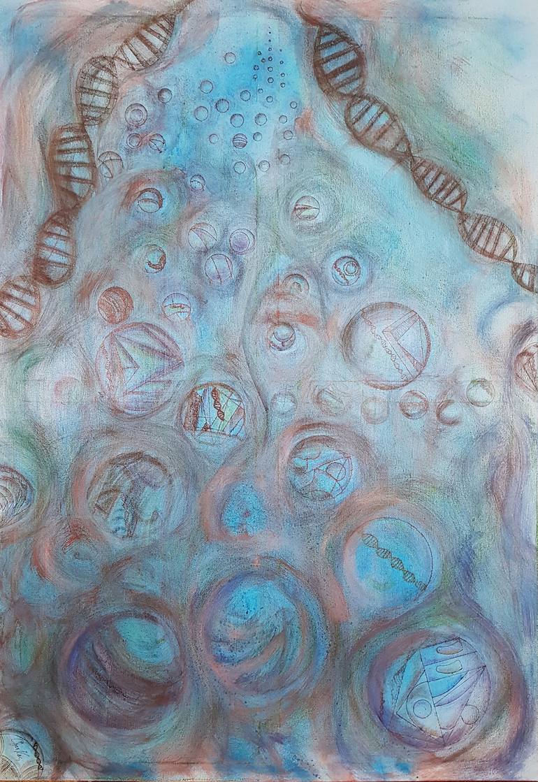 Evolution-Relativity- Wisdom Painting by Ozer Koc | Saatchi Art