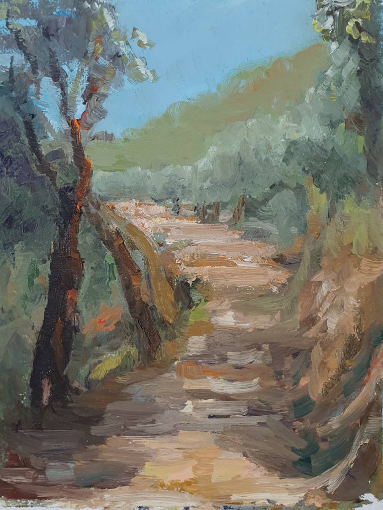 Olive groves Painting by Anna Gekht | Saatchi Art